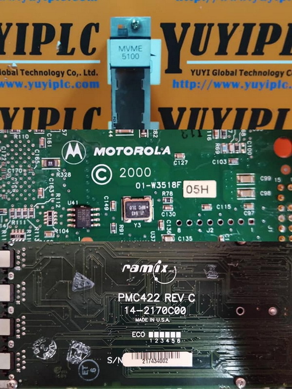 MOTOROLA MVME5100 01-W3518F-05H VME BOARD - PLC DCS SERVO Control MOTOR POWER SUPPLY IPC ROBOT